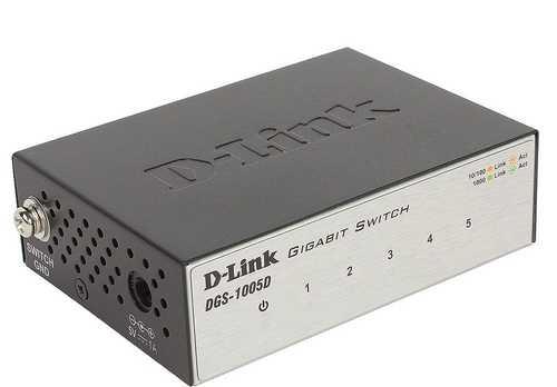Коммутатор D-Link Gigabit Switch DGS-1005D