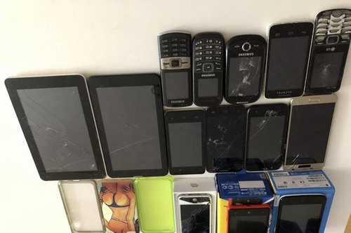 Телефоны, смартфоны, планшеты на запчасти и ремонт