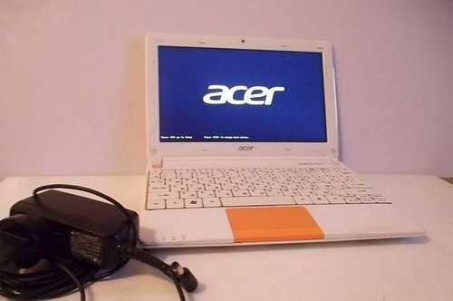 4-яд нетбук 10" Acer D270 с 2Гб, hdmi и аккум 4ч