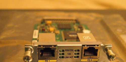 Модуль Cisco hwic-2FE б/у