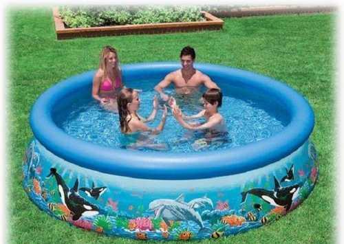 Надувной бассейн Intex Easy Set 366x76 с фильтром