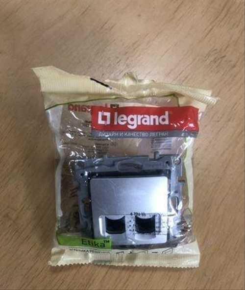 Розетка компьютерная RJ45 legrand etika