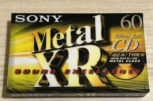 Аудиокассета Sony Metal XR60 новая