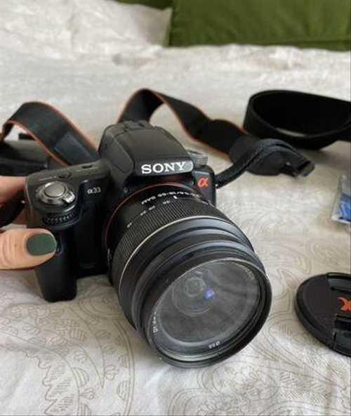 Зеркальный фотоаппарат sony 33