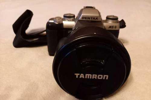 Фотоаппарат pentax MZ-3 с объективом tamron