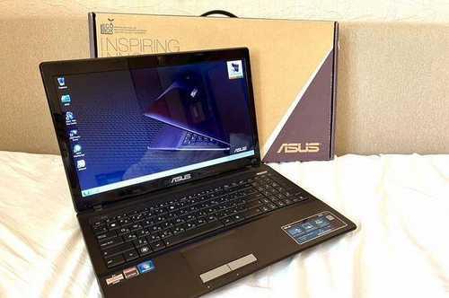 Новый ноутбук Asus К53 в заводских пленках