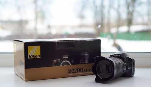 Фотоаппарат Nikon D3200 + обьектив 18-105