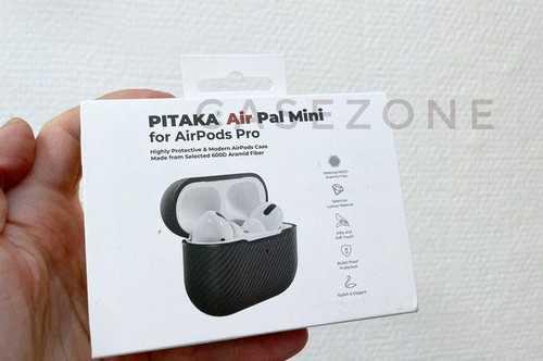 Чехол pitaka на airpods pro карбон