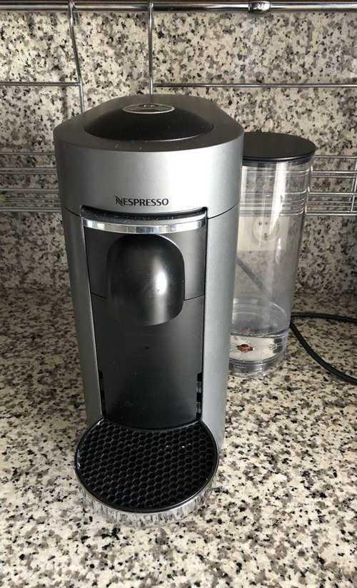 Кофемашина Nespresso Vertuo Plus D Titan Deluxe