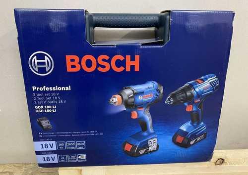 Аккумуляторный набор Bosch: гайковерт GDX 180-LI +