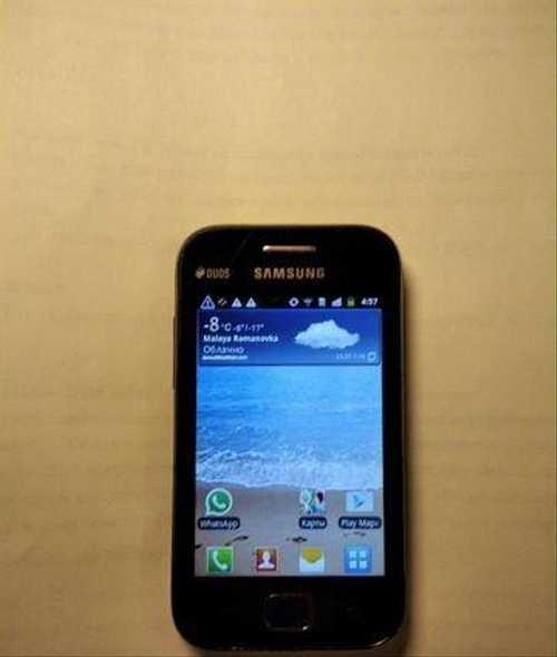 Телефон Samsung Galaxy Ace duos gt 6802