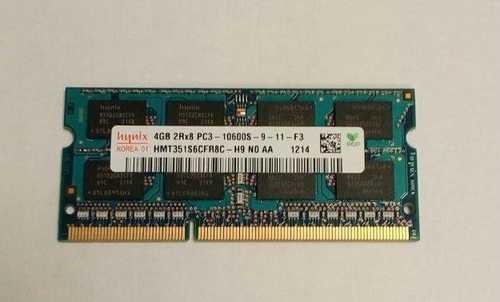 Оперативная память So-Dimm DDR III, 4Gb, Hynix