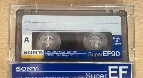 Аудиокассета Sony Super EF 90