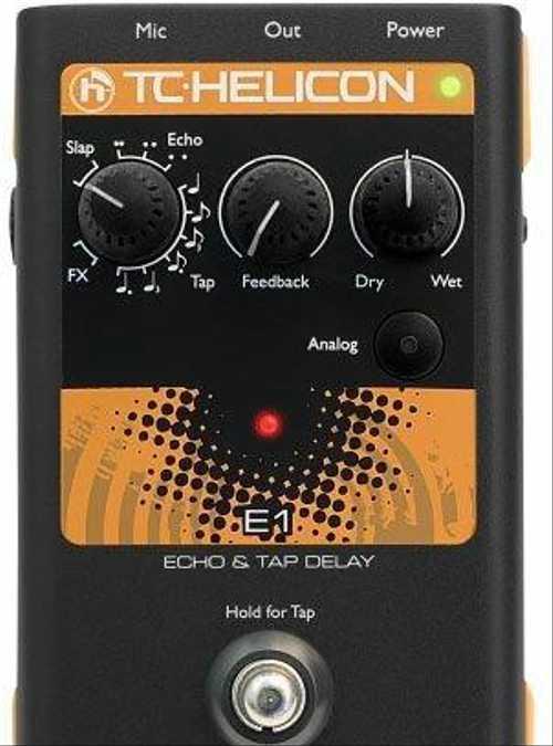 Вокальная педаль эхо TC Helicon VoiceTone E1