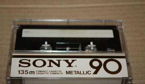 Редкая коллекционная кассета sony Metallic 90