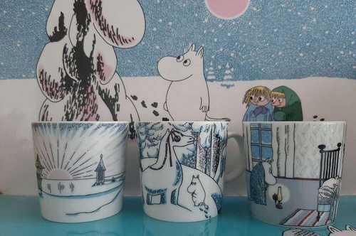 Чашки коллекционные с мумиками Moomin Arabia