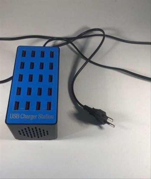 Сетевое зарядное устройство 20 USB 2,4А на порт
