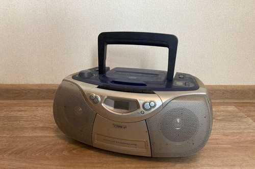 Магнитофон CD+аудиокассетник Philips