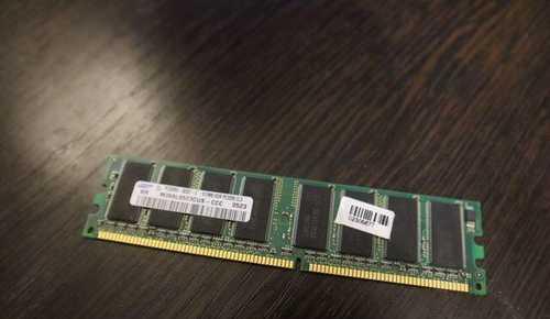 Оперативная память Samsung DDR 512 Mb PC3200