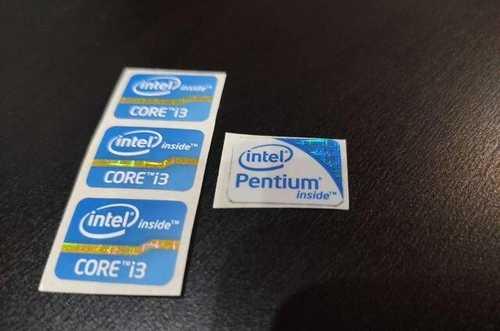 Наклейка CPU Intel Core i3 intel pentium процессор