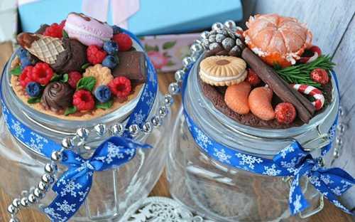 Баночка с вкусным декором