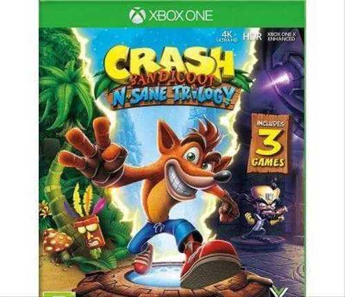 Игра Crash N-Sane Trilogy.Xbox One ключ активации