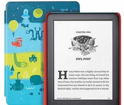 Kindle 10 (2020) Kids Edition, с обложкой, новый