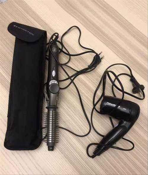 Плойка remington и мини фен Rowenta