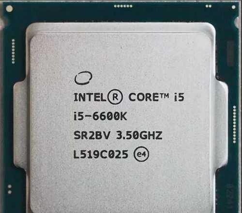 4х ядерный Intel Core i5-6600K разблокированный