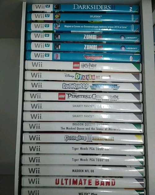 Лицензионные диски для Nintendo Wii и WiiU