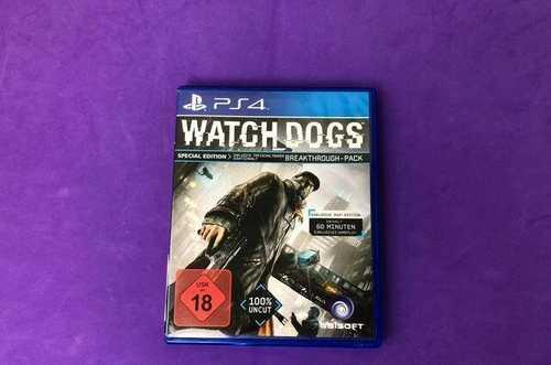 Watch Dogs:special edition для ps4 +диск в подарок
