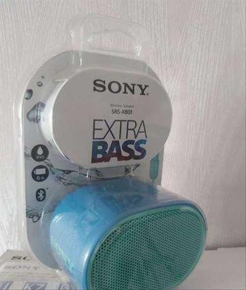 Портативная колонка Sony XB01 Extra Bass Blue