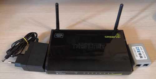 Adsl2+ роутер Trendnet TEW-658BRM с Wi-Fi