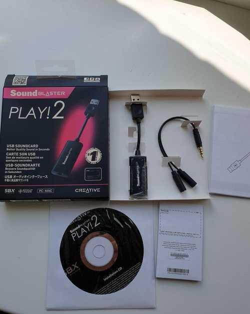 Внешняя звуковая карта Creative SoundBlaster Play2