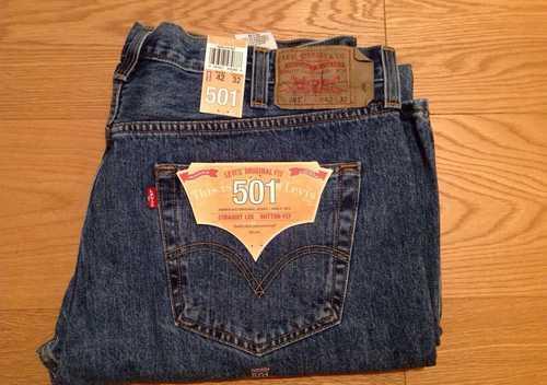 Джинсы Levi's 501 42x32 новые. Оригинал