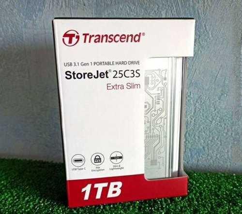 Внешний жёсткий диск Transcend StoreJet 25C3S 1TB