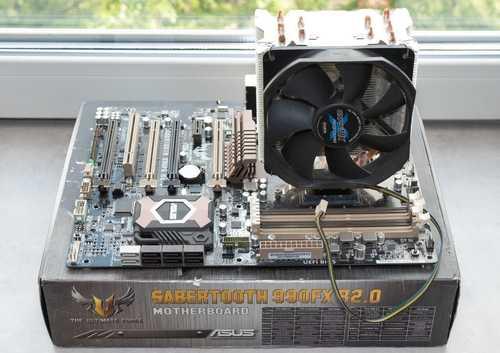 Asus Sabertooth 990FX R2.0 + FX8320 + остальное