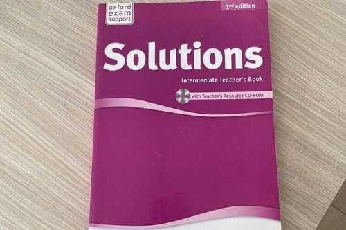 Teacher book pre intermediate 3rd edition. Solutions Intermediate teacher's book. Solution teacher book 2 Edition. Solutions books. Solutions Intermediate student's book MULTIROM 9780194551809 учебник стр 110.