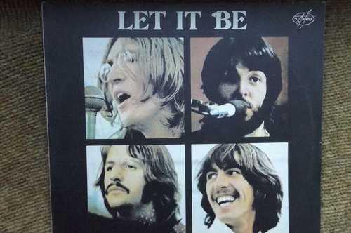 Beatles "Let It Be" Виниловая российская пластинка