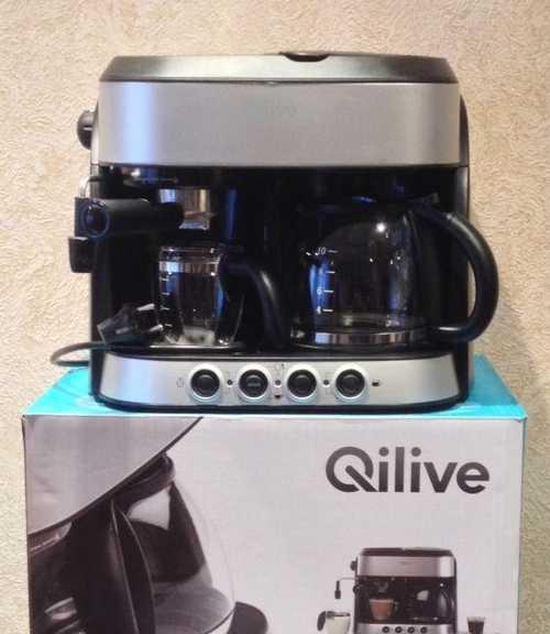 Новая кофеварка Qilive Combi Q5979 ручное капучино
