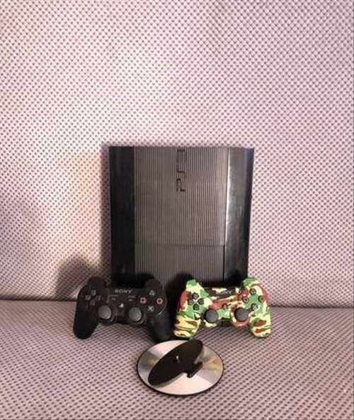 Sony PS3 SS 500gb, 2 геймпада,игры, подставка