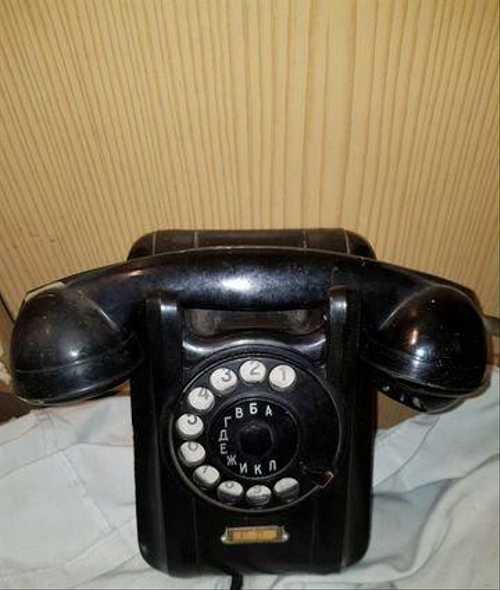 Телефон дисковый настенный СССР 1958г
