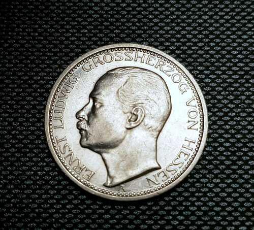 Гессен, 3 марки, 1910 год