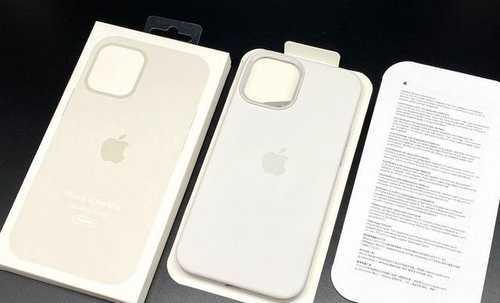 iPhone 12 Pro Max White Silicone Case Белый