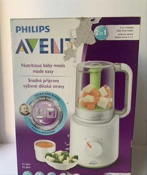 Пароварка блендер philips avent 2 в 1