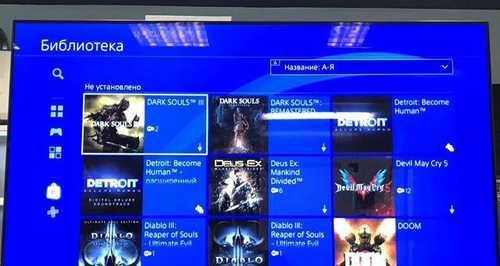 Игры на ps4 Dark Souls, Diablo, DMC5, FarCry