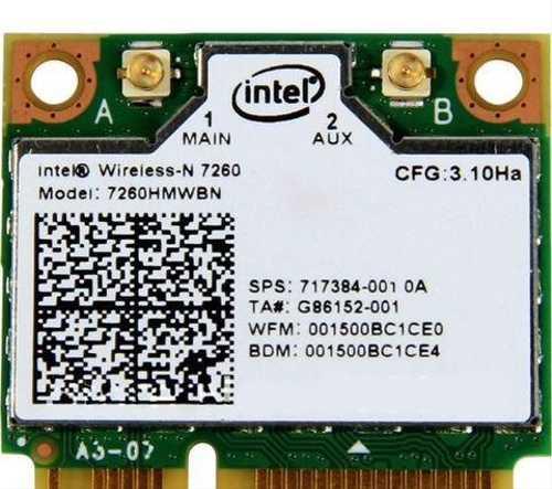 Адаптер wifi intel wireless-N 7260