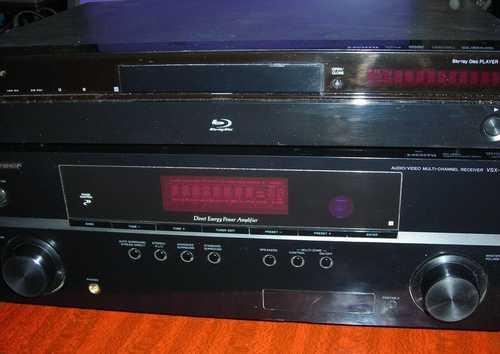 Ресивер Pioneer VSX-519V-K и Blu-ray Pioneer 320