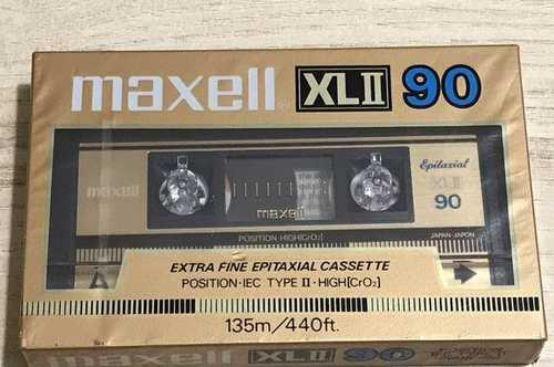 Аудиокассета Maxell xlii 90 (Made in Japan) 1985 г