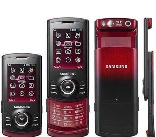 Красный слайдер "Samsung S5200" В рабочем виде